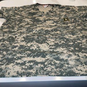 Shirts | Acu Digital Pattern Us Army Pullover Scrub Top Shirt Xl W Army ...